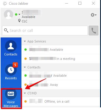 How Do I Access My Voicemail Via Jabber Client ICTO FAQ