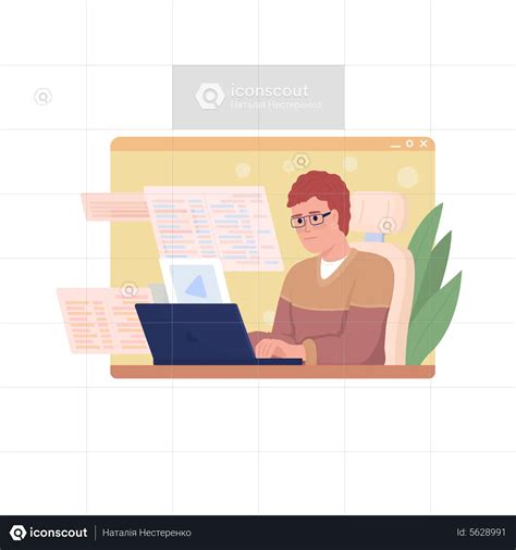 Male Software Developer At Work Animation Free Download People Animations Iconscout