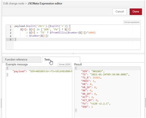 Help Converting String To Keyvalue Object General Node Red Forum