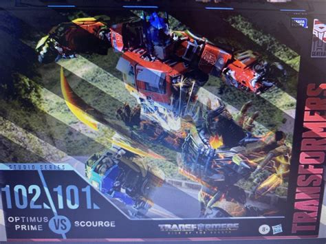 Ss Rotb Prime Vs Scourge 2 Pack R Transformers