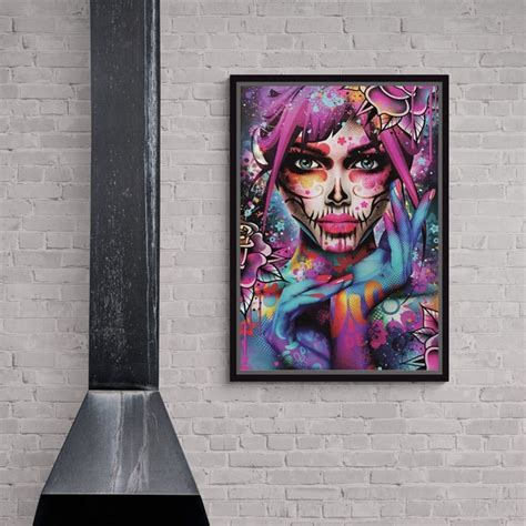 Black Girl Clown Poster Etsy