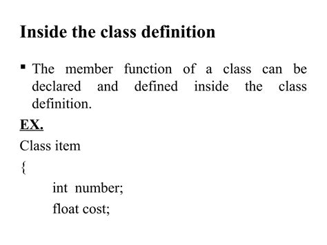 bca 2nd sem u 2 classes and objects ppt programming languages computing