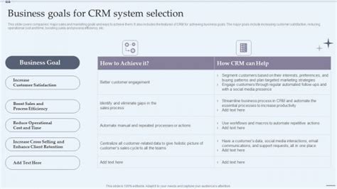 Crm Selection Powerpoint Templates Slides And Graphics