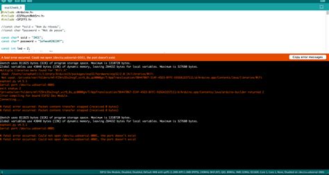 Using ESP On Arduino Version With Mac Pro M IDE X Arduino Forum