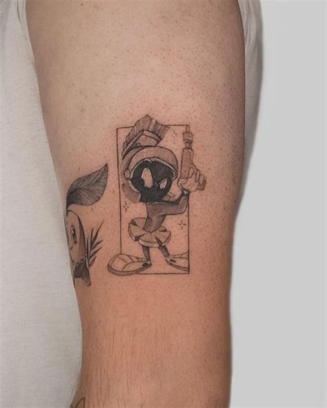 Marvin The Martian Rocket Tattoo