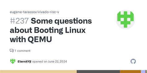 Some Questions About Booting Linux With Qemu · Issue 237 · Eugene