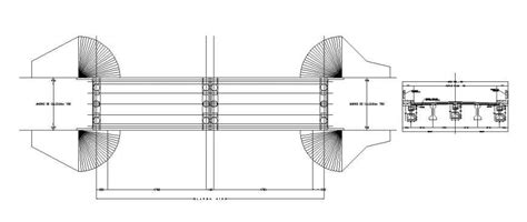 Vehicular Bridge Section And Pillar Constructive Structure Cad Drawing Details Dwg File Cadbull