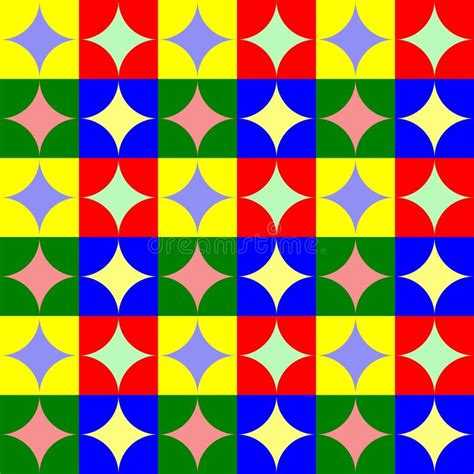 seamless multicoloured vector graphic of rows and columns of