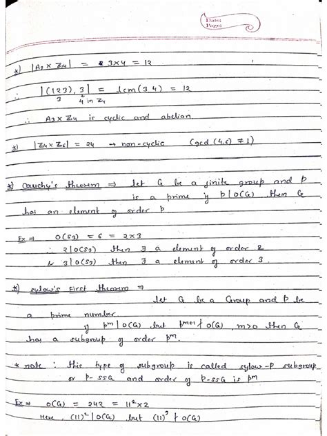 Gt3 Sylow Theorem Pdf