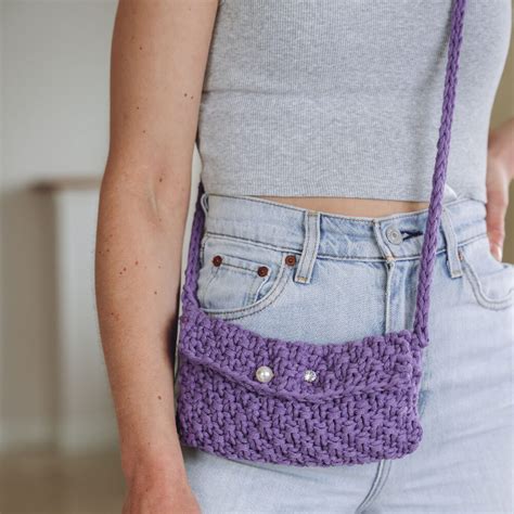 Call Me Maybe Phone Pouch Knitting Pattern Lauren Aston Designs