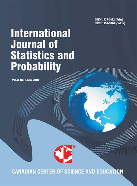 Pdf International Journal Of Statistics And Probability V8n3