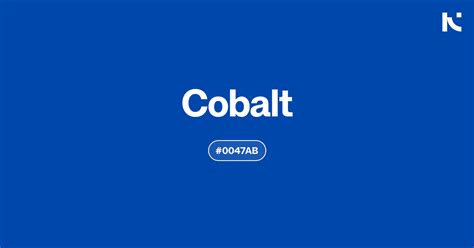 Cobalt Color Meaning Hex Code Palettes Images