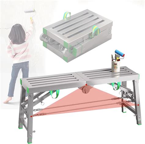 Portable Folding Scaffolding Work Platform With 2 Climbing