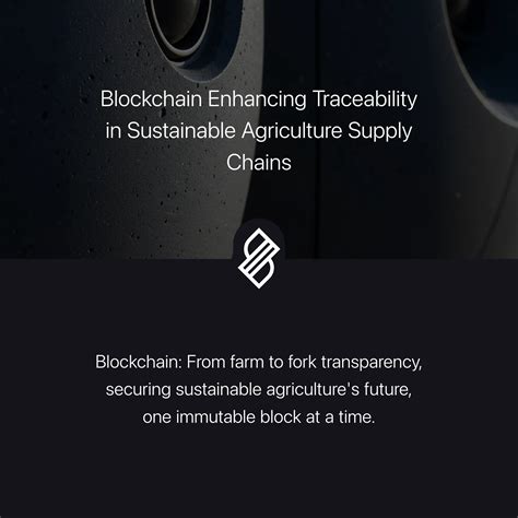Blockchain Enhancing Traceability In Sustainable Agriculture Supply Chains → Scenario