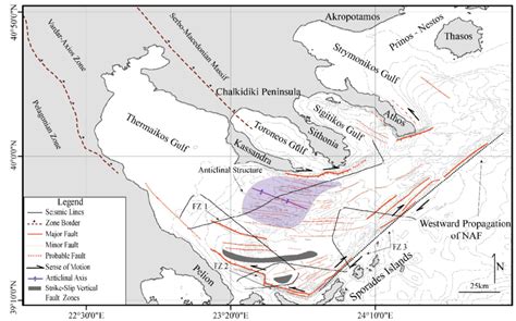 Simplified Map Of Active Tectonic Lineaments In The North Aegean Download Scientific Diagram