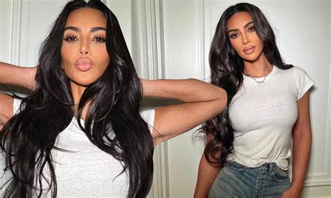 Black Hair With Highlights Kim Kardashian