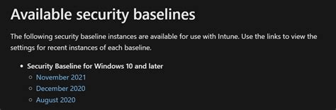 Device Hardening With Intune Security Baseline For Windows Policy EMS Route