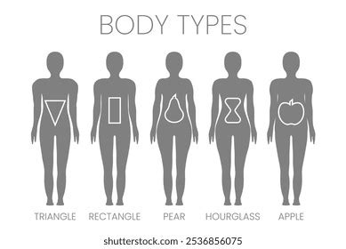 Gender Neutral Body Shape Types Triangle Stock Vector Royalty Free 2536856075 Shutterstock
