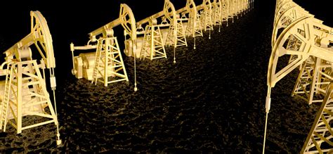 산업 그림 개념 기름은 검은 기름 바다3d 일러스트에서에서 블랙 골드 골든 오일 웰 스 0명에 대한 스톡 사진 및 기타 이미지 0명 가격 가솔린 Istock