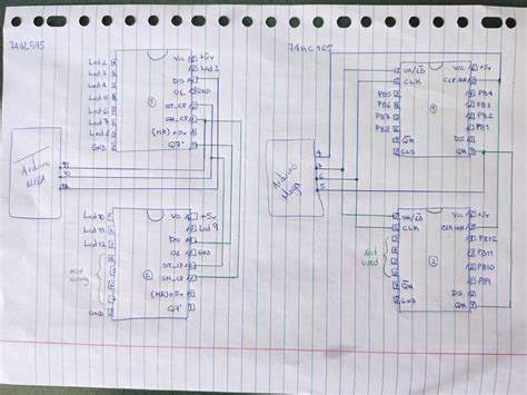 shifting bits through differente shift registers leds and multiplexing arduino forum