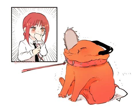 Makima And Pochita Chainsaw Man Drawn By Wata Meamai Danbooru