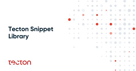 Code Snippets Archive For Real Time Machine Learning Tecton