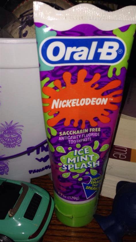 Nickelodeon Slime Toothpaste I Can Taste The Chalky Mint Green Paste