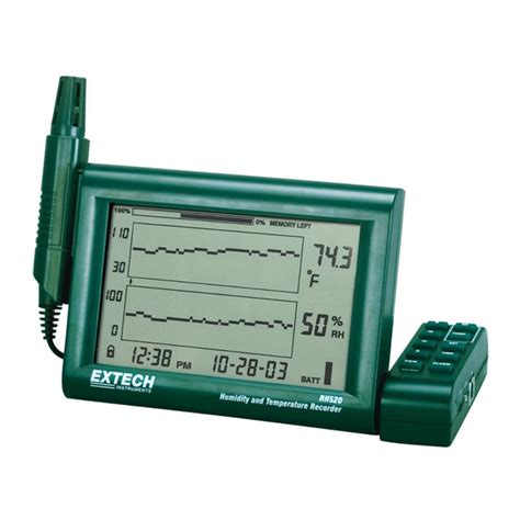 EXTECH INSTRUMENTS RH520 USER MANUAL Pdf Download ManualsLib