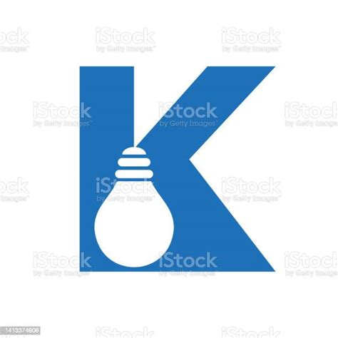 편지 K 전기 로고는 전구 아이콘 벡터 템플릿과 결합합니다 전구 로고 타입 기호 기호 교육에 대한 스톡 벡터 아트 및 기타 이미지 교육 로고 알파벳 K Istock