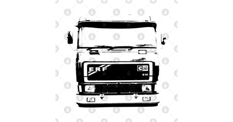 Classic 1980s Erf E Series E10 Lorry Monoblock Black Erf T Shirt Teepublic
