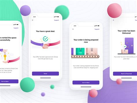 Flash Message Success Illustrations Popup Shops Platform Diseño
