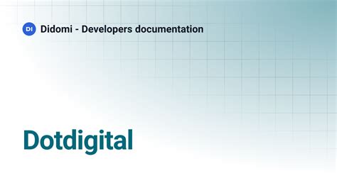 Dotdigital Didomi Developers Documentation