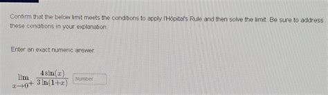 solved confirm that the below limit meets the conditions to