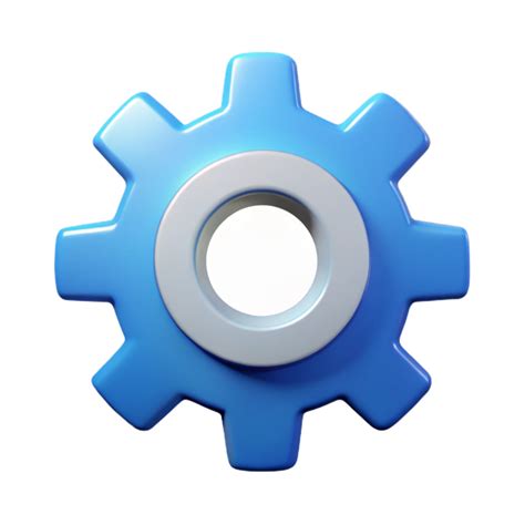 Dramatic Picturesque Clean Lines Settings Gear Icon Flat Color Scalable Symmetrical With