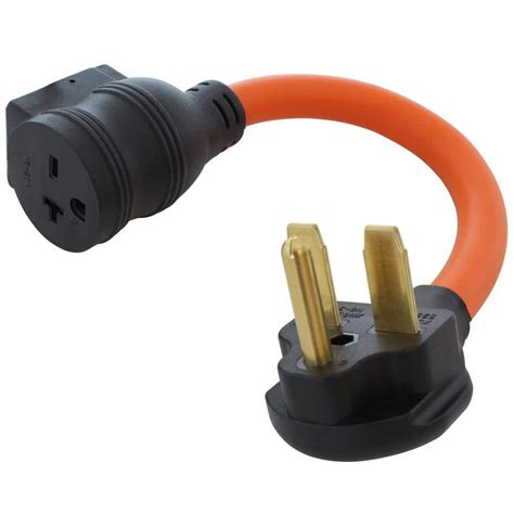 Ac Works 1 5 Ft 30 Amp 3 Prong 6 30p Commercial Hvac Plug To 6 15 20 Outlet With 20 Amp Breaker