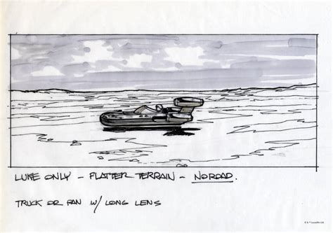 Star Wars Concept Art Luke In His Landspeeder Photographic Print