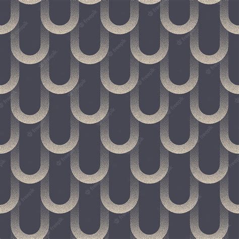 Premium Vector Art Deco Ornament Trendy Seamless Pattern Vector Dot Work Abstract Background