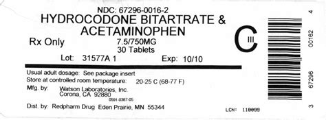 Dailymed Hydrocodone Acetaminophen Hydrocodone Acetaminophen Tablet