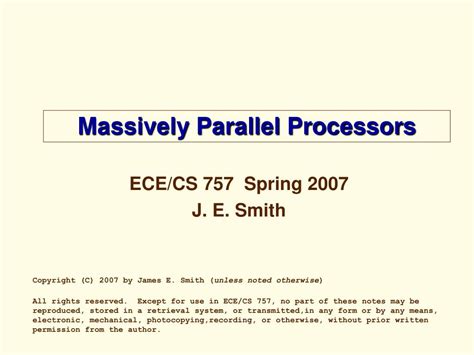 Ppt Massively Parallel Processors Powerpoint Presentation Free Download Id224625