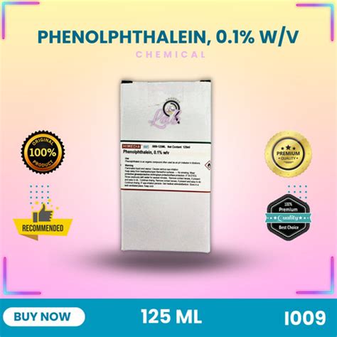 Jual Phenolphthalein 01 Wv Indicator Reagent 125 Ml Kab Bogor
