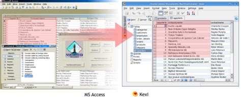 kexi handbook references supported file formats microsoft access file