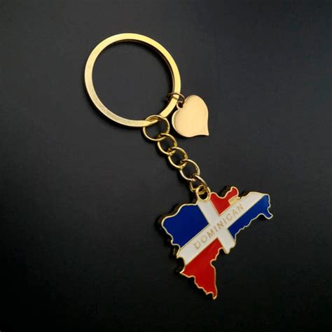 Llavero Mapa Rd Unique Personalizado