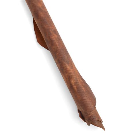 Python Embossed Side Cognac — Tandy Leather Inc