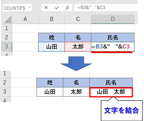 【excel】文字と文字を結合する関数を紹介。文字列を1つのセルにまとめる方法 Excelの森