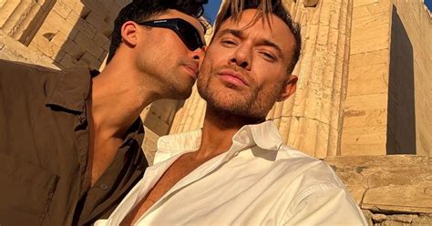 Dimitris Giannetos And Partner Celebrate Engagement In Greece