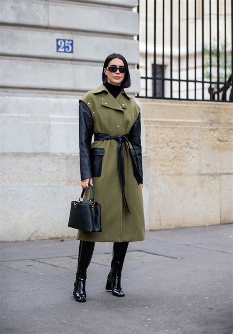 Цвет осени — хаки 13 мастхэвов фото 2 2 Coat Belted Coat Vest Outfits