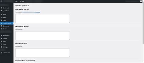 Meta Keywords For Each Page Wordpress Plugin