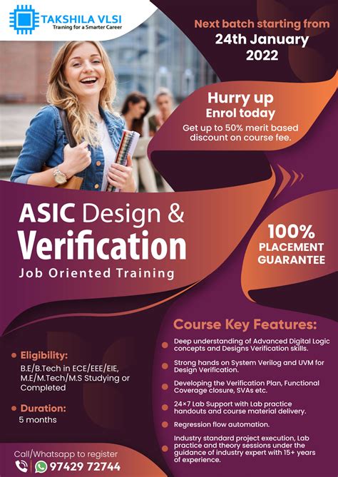 asic design and takshila institute of vlsi technologies