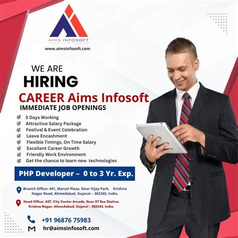 aims infosoft on linkedin immediate job openings php developer 0 to