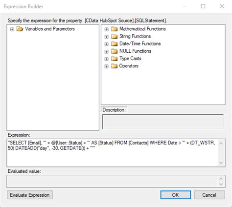 use sql server integration services to add hubspot contacts to
